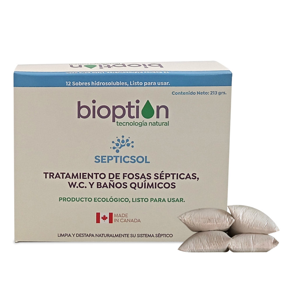 SEPTICSOL - BACTERIAS FOSAS SÉPTICAS – Bioption cl