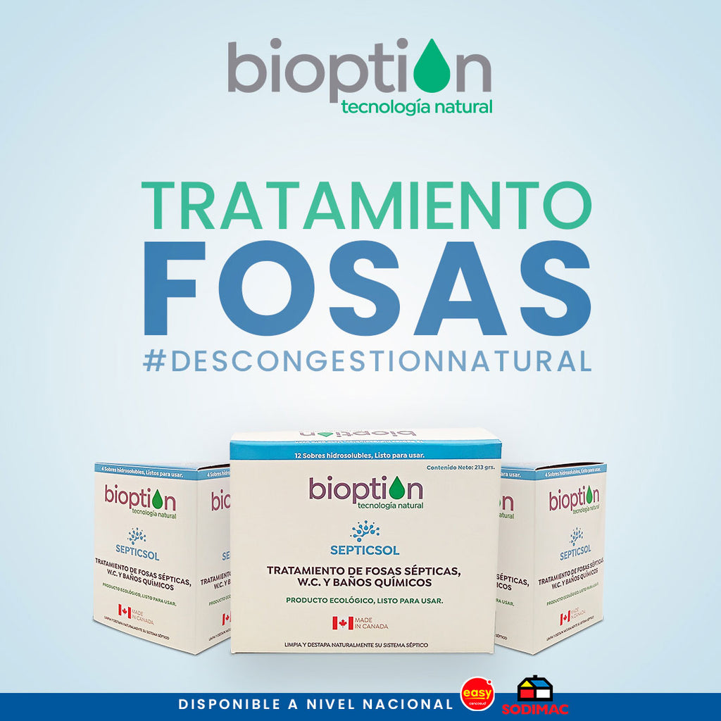 SEPTICSOL - BACTERIAS FOSAS SÉPTICAS – Bioption cl